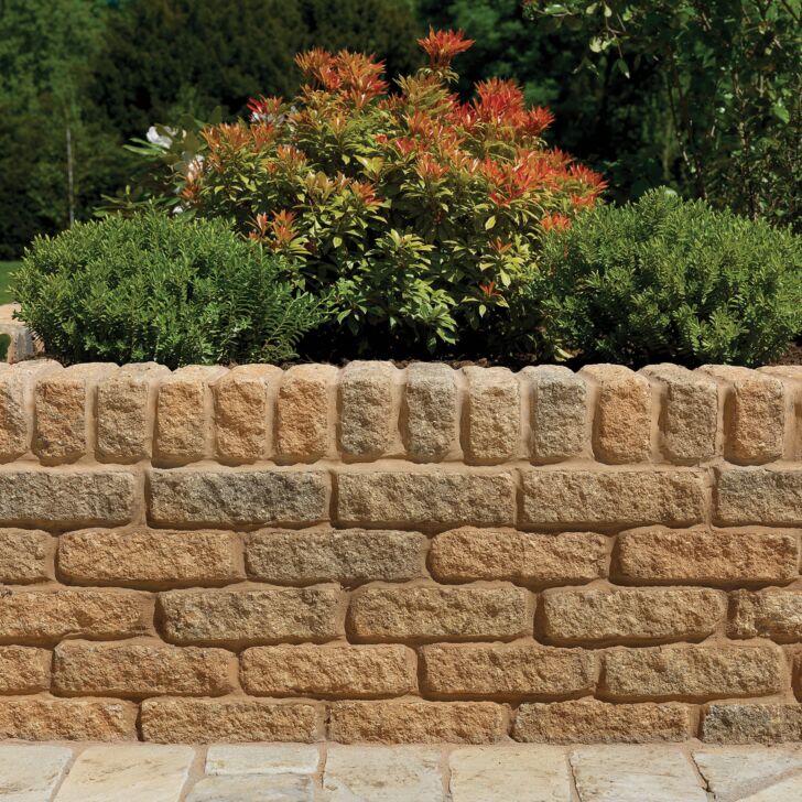 Burford Garden Walling - Ironstone (Tumbled) - Reconstituted Stone Wall ...
