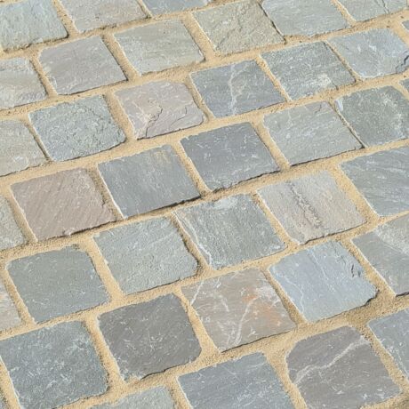 Light Grey Sandstone Pavers - 200 x 100 x 20-30 mm - Single Size Pack ...