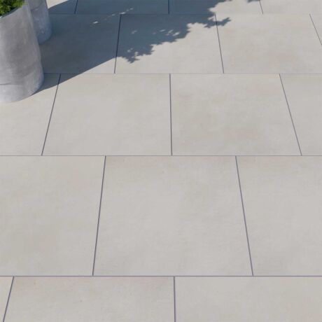Playa Buff Sand - Porcelain Paving Slabs (595 x 595 x 20 mm) 66 Pieces ...